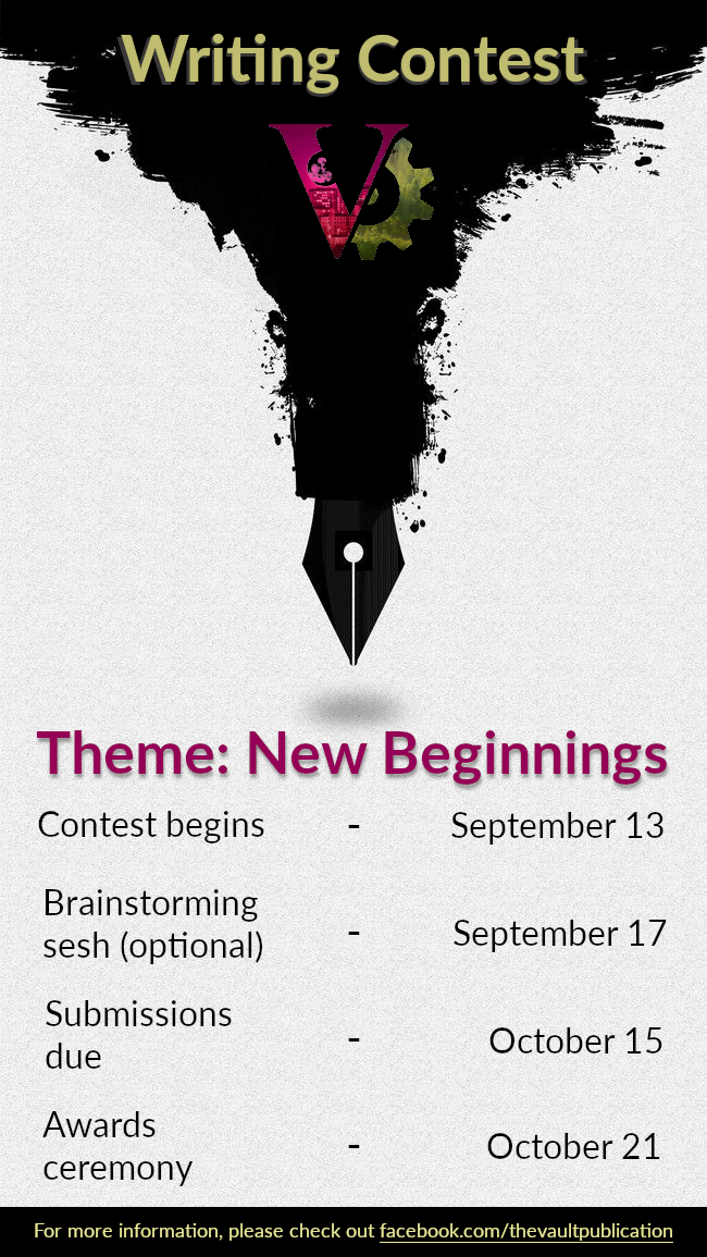 The Vault Publication Writing Contest!!!! – The Vault Publication